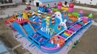 China Portable Design Elephant Theme Inflatable Jumping Slide and Repair Kits Included for sale
