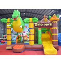 China Commercial Bouncy House PVC Inflatable Bouncer Castle Combo Slide in Jungle Dino Park for sale