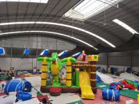 China Commercial Bouncy House PVC Inflatable Bouncer Castle Combo Slide in Jungle Dino Park for sale