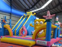 China 2024 Inflatable Castles for Kids Combo Castle Slide at Amusement Park by Air Express for sale