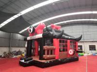 China Budokan Inflatable Trampoline Castle PVC Material Jolly Jumper Bouncy Castle 6*5*4.2m for sale