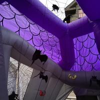 China PORTABLE Halloween Theme Inflatable Haunted Bounce House for Adults' Entertainment for sale