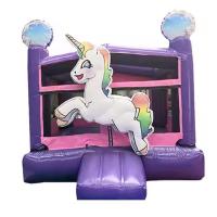 China EN71/EN14960 Certificate Unicorn Inflatable Bouncy Castle for Kids' Jumping Adventures for sale