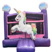 China EN71/EN14960 Certificate Unicorn Inflatable Bouncy Castle for Kids' Jumping Adventures for sale