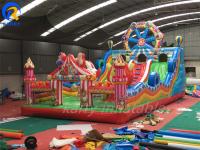China EN71/CE Certified Large Inflatable Fun City for Parks Design and CE Blower Repair Kit for sale
