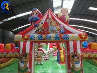 China EN71/CE Certified Large Inflatable Fun City for Parks Design and CE Blower Repair Kit for sale