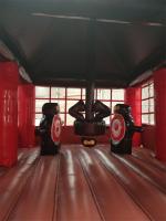 China EN71/EN14960/CE Certified Blow-up Samurai Pavilion Bounce House With Blower for School for sale