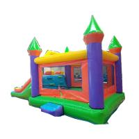 China Unisex Inflatable Bouncing House Double Slide Air Jumping Castle with PVC Material for sale