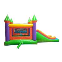 China Unisex Inflatable Bouncing House Double Slide Air Jumping Castle with PVC Material for sale