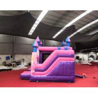 China 5*5*4.2m Inflatable Air Jumping Castle Combo Slide for Pink Princess for sale