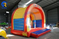 China Inflatable Castle Game Big Mouth Monkey Happy Animal World Theme Bouncing House with Slide for sale