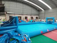 China Outdoor Playground Arena Court Inflatable Soccer Bubble Bumper Ball Field for Castle for sale