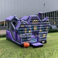 China PORTABLE Most Popular Halloween Haunted House Inflatable Obstacle Bouncer Castle for sale