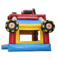 China Get the Best 3D Red Racing Inflatable Jumping Bouncy Castle for Kids at Amusement Park for sale