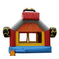 China Get the Best 3D Red Racing Inflatable Jumping Bouncy Castle for Kids at Amusement Park for sale
