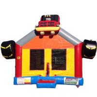 China Get the Best 3D Red Racing Inflatable Jumping Bouncy Castle for Kids at Amusement Park for sale