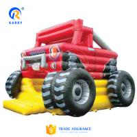 China Get the Best 3D Red Racing Inflatable Jumping Bouncy Castle for Kids at Amusement Park for sale