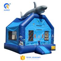 China Thread Accessories Happy Hop Bouncer Castle for Children Cartoon Dophin Inflatable Toy for sale