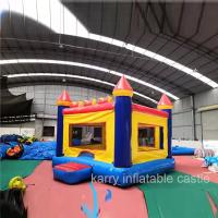 China Commercial Kids Adults Inflatable Bounce House with Air Blower Fun Blow Up Trampoline for sale
