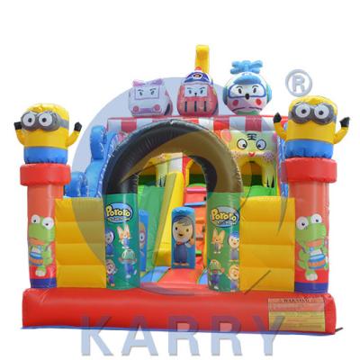 China Peter Pan Theme Bouncy Castle Slide Combo Inflatable Fun Jumpers with PVC tarpaulin for sale