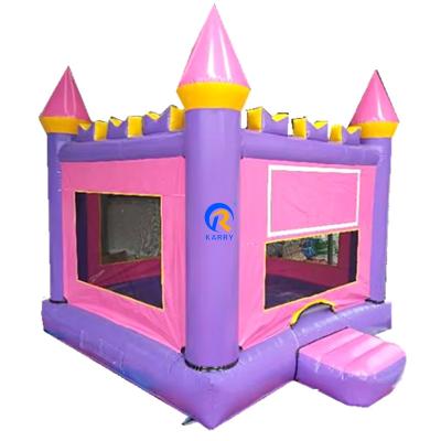 China Pink Inflatable Bouncer Castle for Children's Indoor Jumping Fun for sale