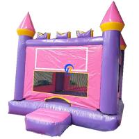 China Pink Inflatable Bouncer Castle for Children's Indoor Jumping Fun for sale