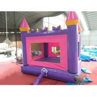 China Pink Inflatable Bouncer Castle for Children's Indoor Jumping Fun for sale