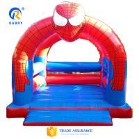China PVC Customized Color Spider-Man Bouncy Castle for Outdoor Kids Inflatable Sport Games for sale