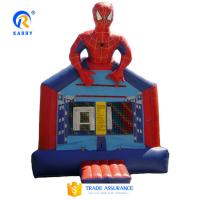 China PVC Customized Color Spider-Man Bouncy Castle for Outdoor Kids Inflatable Sport Games for sale
