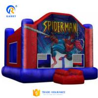 China PVC Customized Color Spider-Man Bouncy Castle for Outdoor Kids Inflatable Sport Games for sale