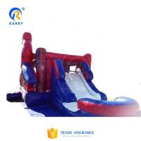 China Outdoor Playground Inflatable Spider Man Bounce House Combo Slide for Kids and Adults for sale