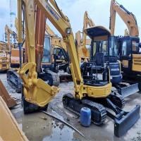 China Low price 3 tons used Japan imported Komatsu pc 35 MR crawler excavator with lower working hours for sale