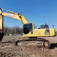 China 45 ton almost new Japan imported crawler excavator machine used refurbish Komatsu pc 450-7 for sale