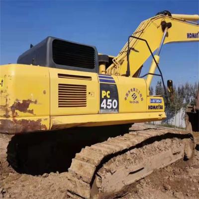 China 45 ton almost new Japan imported crawler excavator machine used refurbish Komatsu pc 450-7 for sale