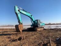 China 11.35m Max Reach Kobelco 350 Lc 8 9 10 Excavator Machine Used Weight 37.6t for sale