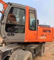 China 14 ton Japan imported 90% new Hitachi ZX 130W Used Wheel excavator with high quality and best performance for sale for sale