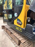 China Used Hyundai R60 Bucket Capacity Max. 0.18 M3 5.6m Transport length for sale