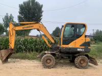 China Used Wheel Excavator Hyundai 60W-9 Bucket capacity max. 0.21 m3 for sale