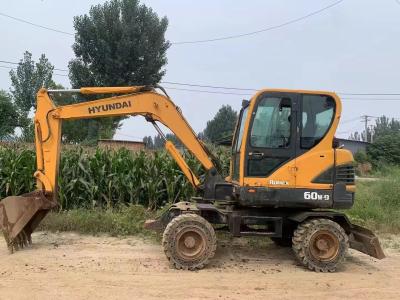 China Used Wheel Excavator Hyundai 60W-9 Bucket capacity max. 0.21 m3 for sale