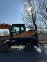 China 13 Ton Hyundai R150W-9 Used Wheel Excavator 4.85m Dredging depth for sale