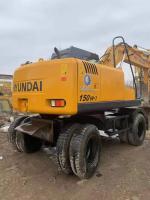 China 17.17 Ton Hyundai R150W-7 Used Wheel Excavator 4.5L Displacement for sale