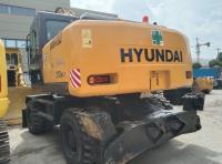 China 21.2 Ton Hyundai 210W-7 Used Wheel Excavator Bucket capacity 1.34m3 for sale