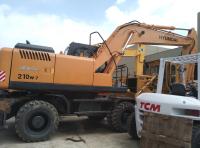 China 21.2 Ton Hyundai 210W-7 Used Wheel Excavator Bucket capacity 1.34m3 for sale