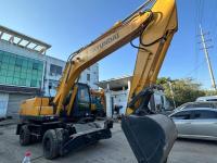 China 21.2 Ton Hyundai 210W-7 Used Wheel Excavator Bucket capacity 1.34m3 for sale