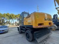 China 21.2 Ton Hyundai 210W-7 Used Wheel Excavator Bucket capacity 1.34m3 for sale