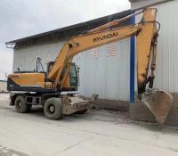 China Hyundai 225W-9 Used Wheel Excavator Max. Reach horizontal 9.8m for sale