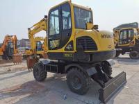 China 6 Ton Ready To Work Korea Imported Hyundai R60-7 Used Wheel Excavator for sale