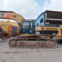 China Caterpillar 349D Used Crawler Excavator Dredging depth 4.18 m for sale