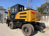 China Ready To Work Chinese Original SANY SY155W Used Wheel Excavator TCD4.1 L4 Engine type for sale