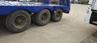 China Two-axle Lowbed Semi Trailer Featuring Low Ground Clearance And Strong Load-bearing Capacity for sale